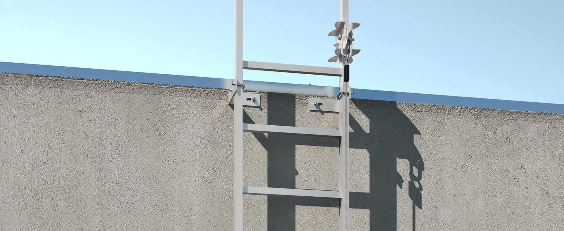 Scala con linea vita di risalita - Rego